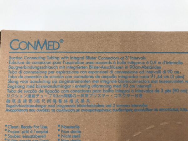 ConMed 0048260 Suction Connecting Tubing 1/4" I.D. 100' - GB TECH USA