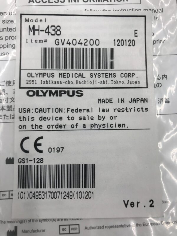 Olympus MH-438 Air/Water Valve Reusable - GB TECH USA