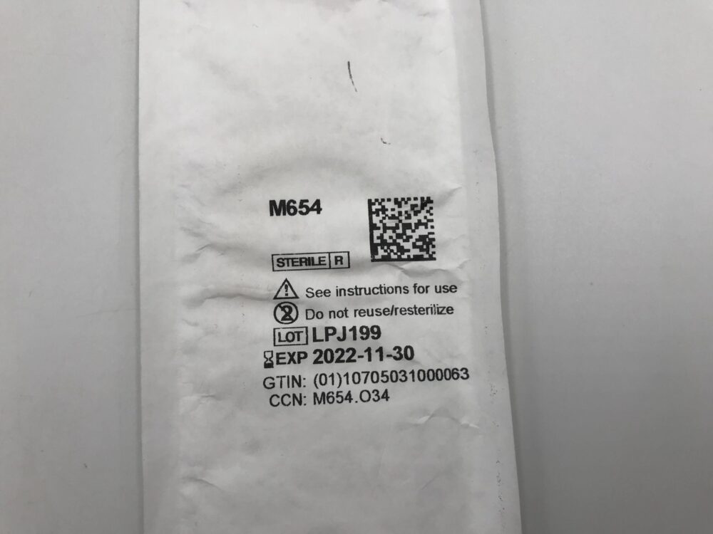 ETHICON M654 Stainless Steel Monofilament Non-Absorbable Suture 6 CCS ...