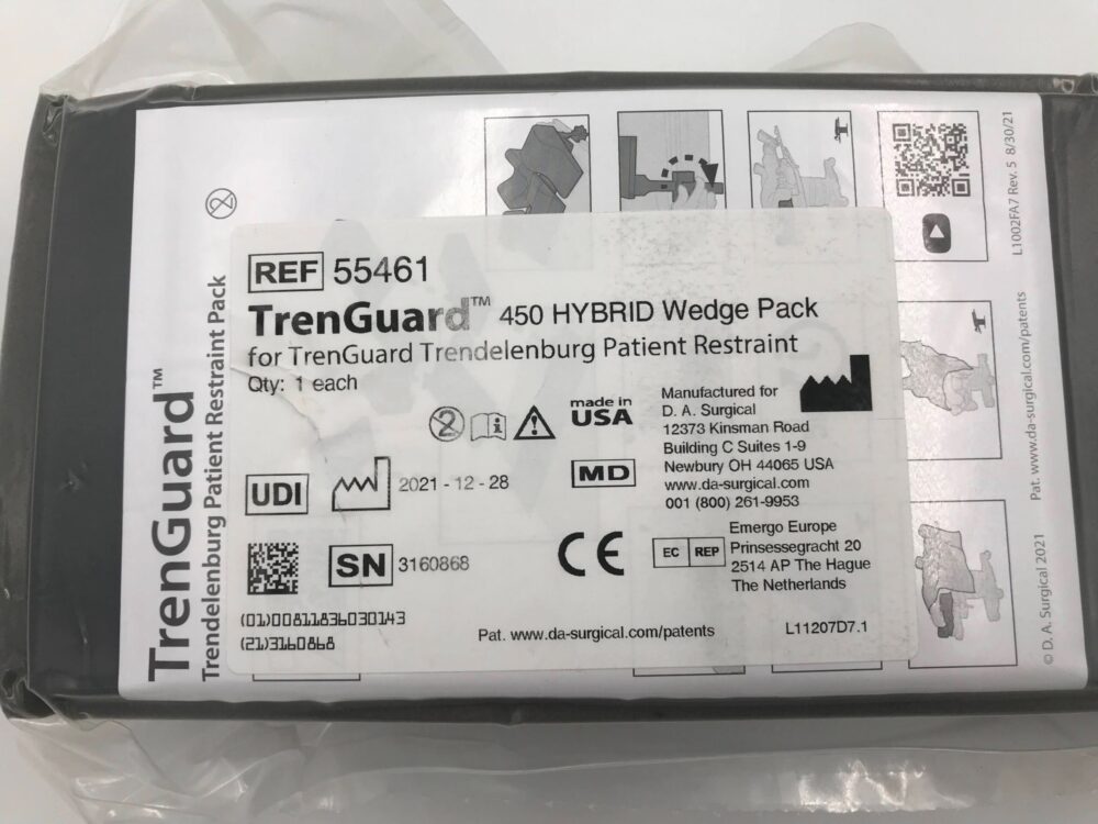 D.A. Surgical 55461 TrenGuard 450 Hybrid Wedge Pack for Patient ...