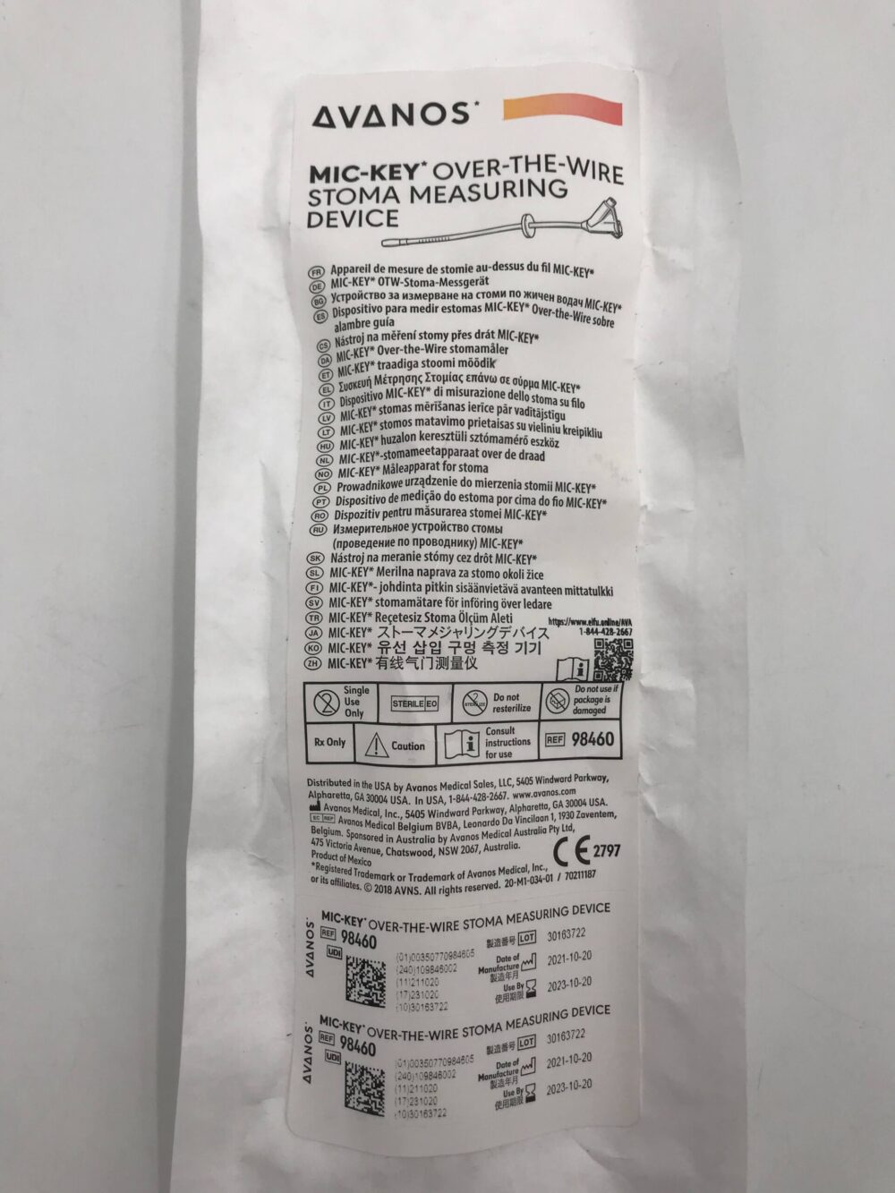 AVANOS 98460 Mic-Key Over-The-Wire Stoma Measuring Device – GB TECH USA