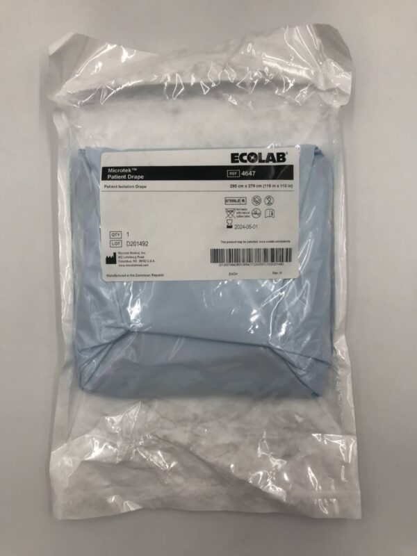 MICROTEK 4647 Ecolab Patient Isolation Drape 295cm x 279cm - GB TECH USA