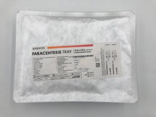 AVANOS 61450 Paracentesis Tray 15Ga x 3.25in (X) - GB TECH USA