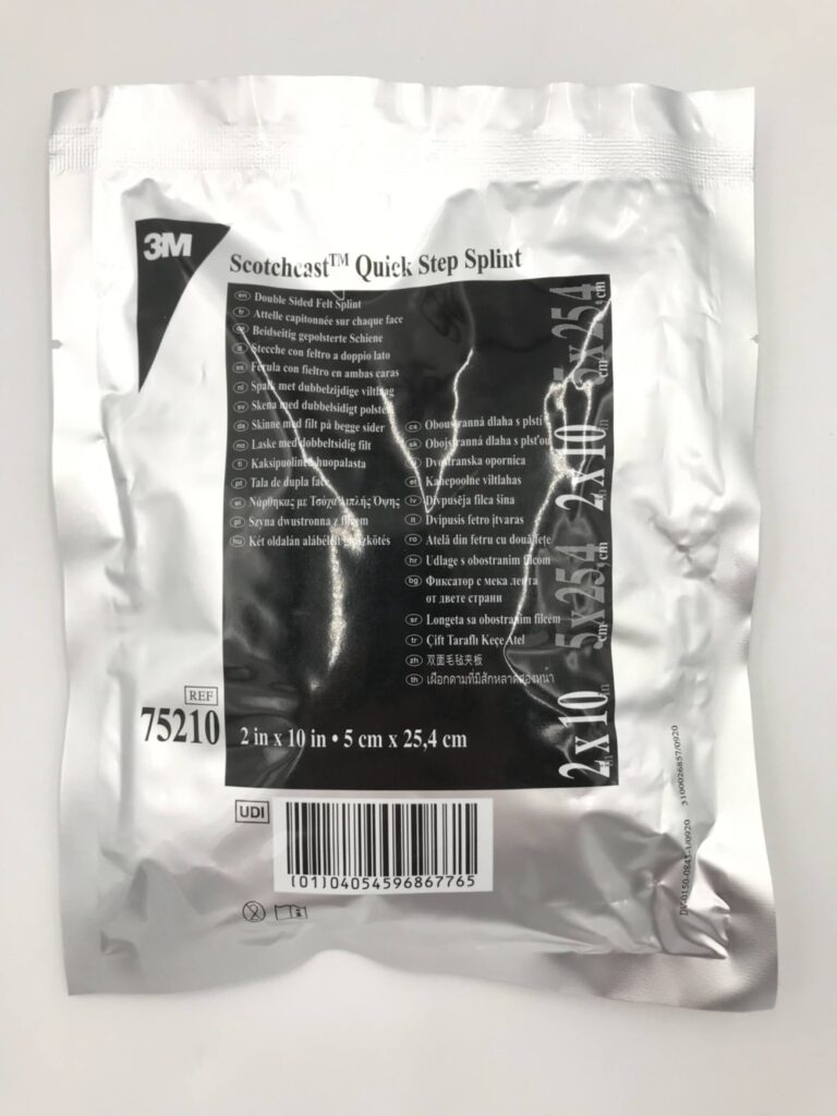 3M 75210 ScotchCast Quick Step Splint Double Sided Felt Splint 2in x ...