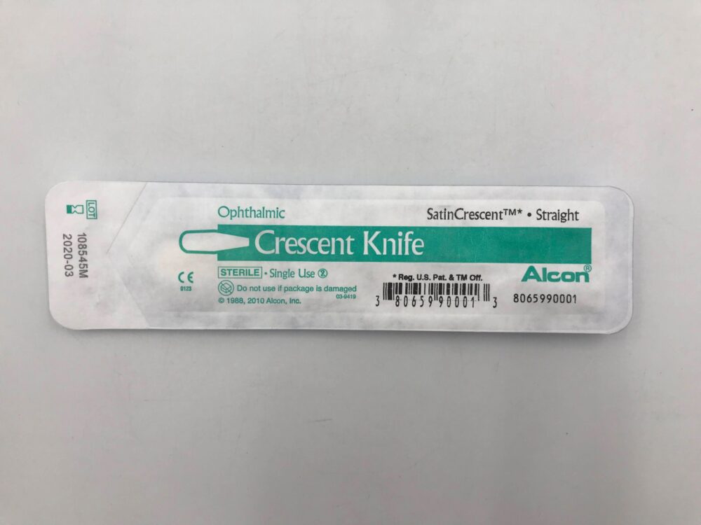ALCON 8065990001 Ophthalmic Satin Crescent Knife Straight (X) – GB TECH USA