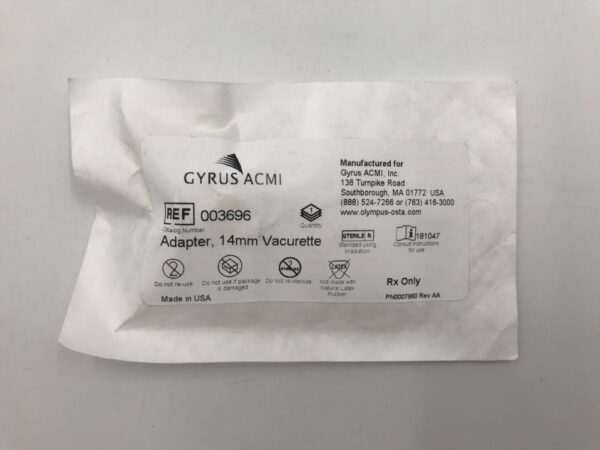 GYRUS ACMI 003696 Adapter, 14mm Vacurette (X) – GB TECH USA