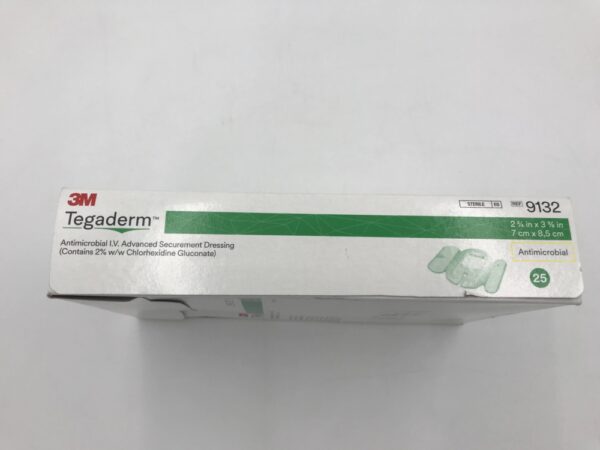 3M 9132 Tegaderm Antimicrobial I.V. Advanced Securement Dressing 2 3/4 ...