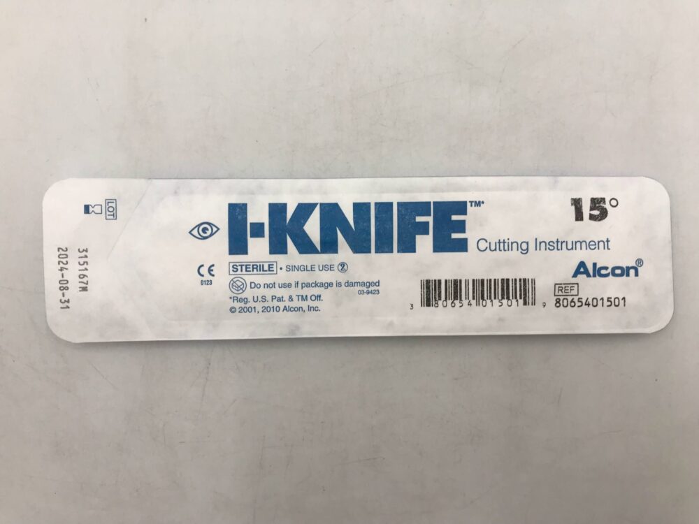 ALCON 8065401501 I-Knife Cutting Instrument 15Deg - GB TECH USA