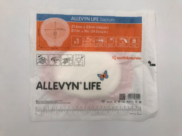 SMITH & NEPHEW 66801307 Allevyn Life Sacrum Silicone Adhesive, Lock ...