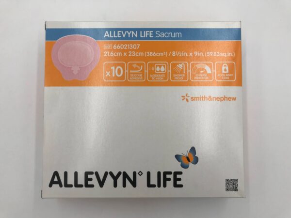 SMITH & NEPHEW 66021307 Allevyn Life Sacrum Silicone Adhesive, Lock ...