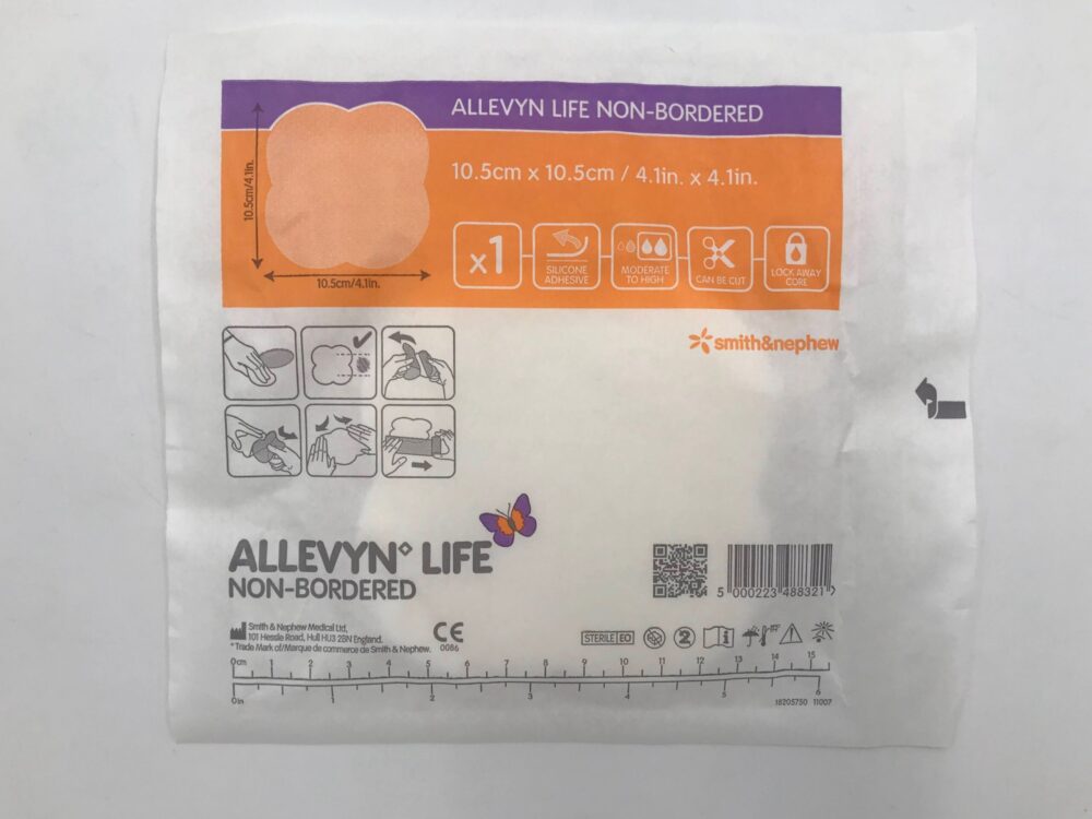 SMITH & NEPHEW 66801748 Allevyn Life Non-Bordered Silicone Adhesive ...