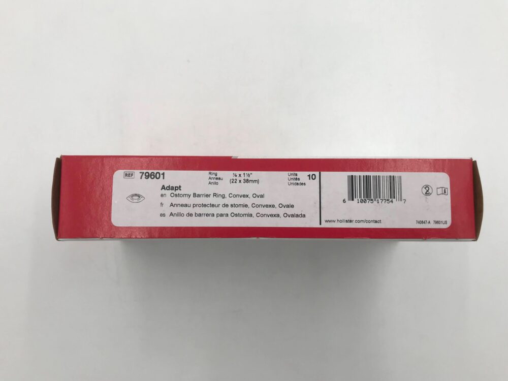 HOLLISTER 79601 Adapt Ostomy Barrier Ring, Convex, Oval 22x38mm (10/Box ...