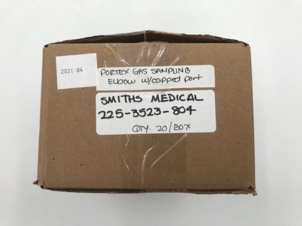 SMITHS MEDICAL 225-3523-804 Portex Gas Sampling Elbow w/Capped Port (20 ...