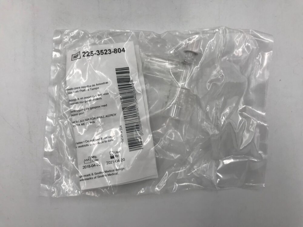SMITHS MEDICAL 225-3523-804 Portex Gas Sampling Elbow w/Capped Port (20 ...