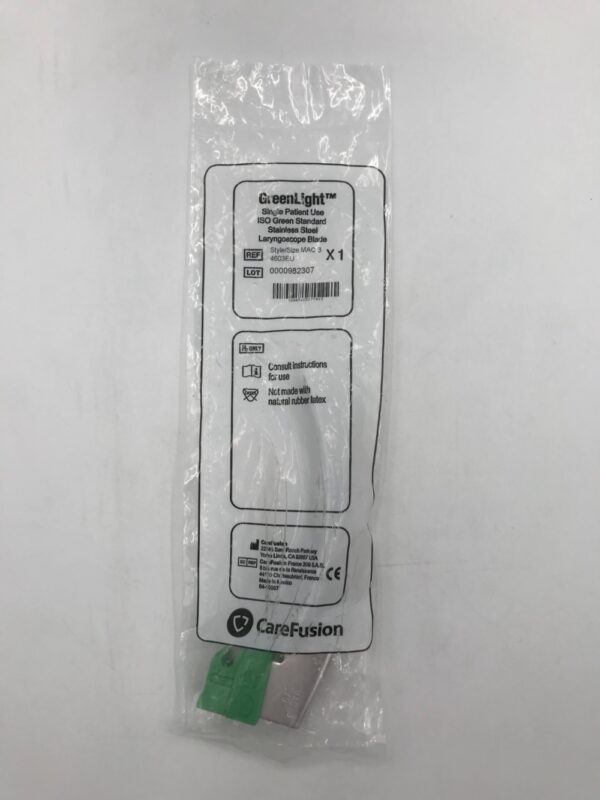 CAREFUSION 4603EU GreenLight ISO Green Standard Stainless Steel ...