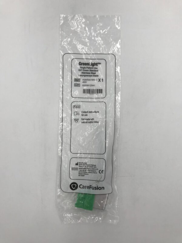 CAREFUSION 4602 GreenLight ISO Green Standard Stainless Steel ...