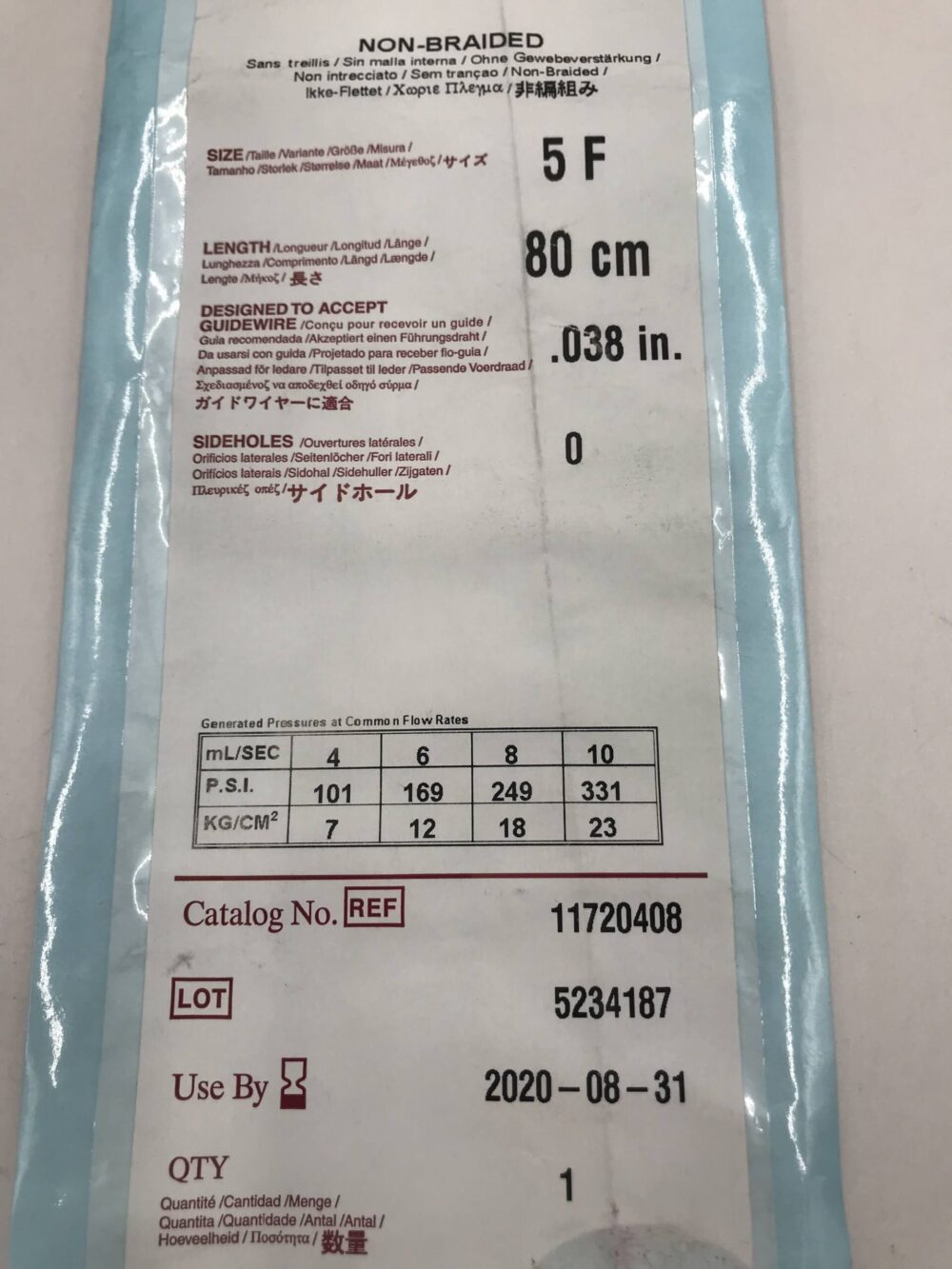 AngioDynamics 11720408 Mariner Sos Omni Selective (0) Non-Braided 4F ...