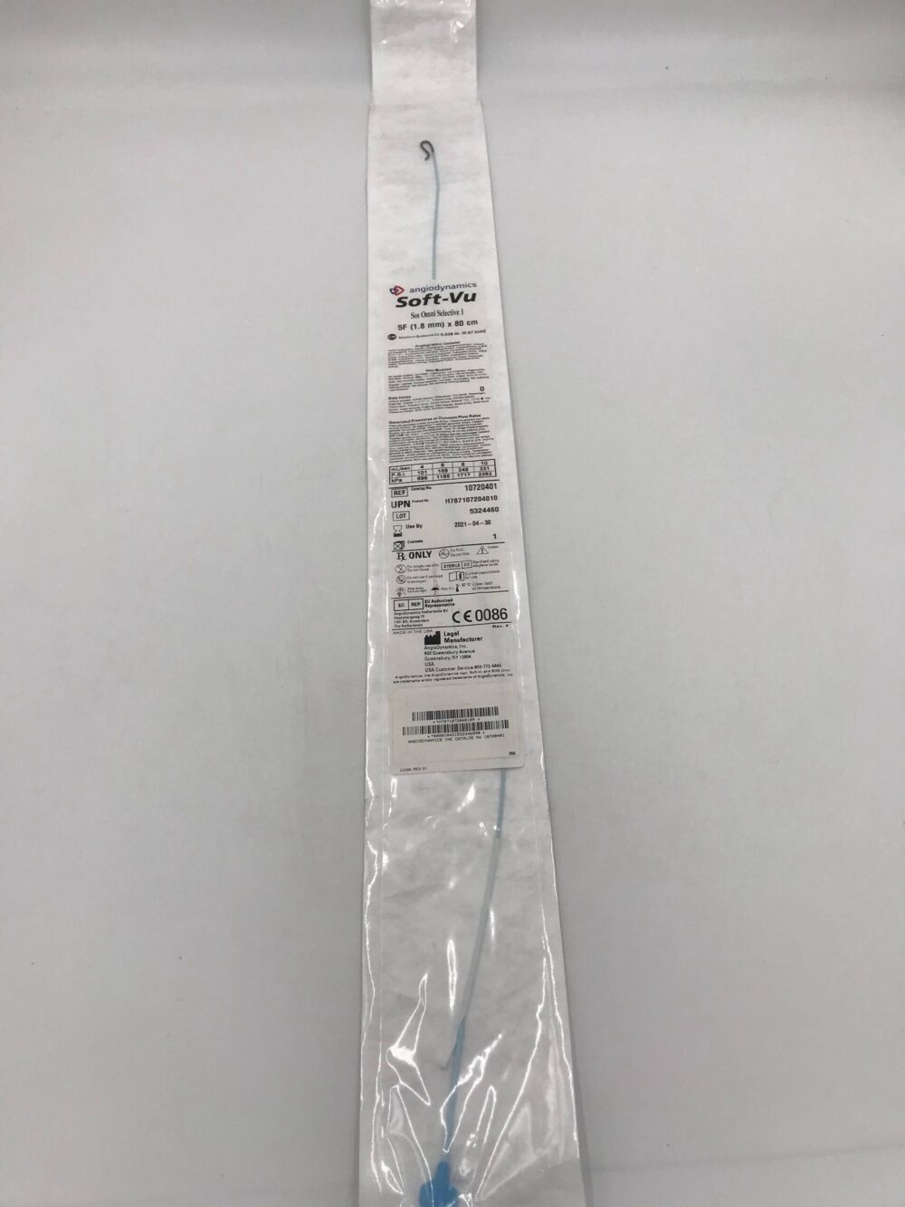 AngioDynamics 10720401 Soft-Vu Sos Omni Selective 1 Non-Braided ...