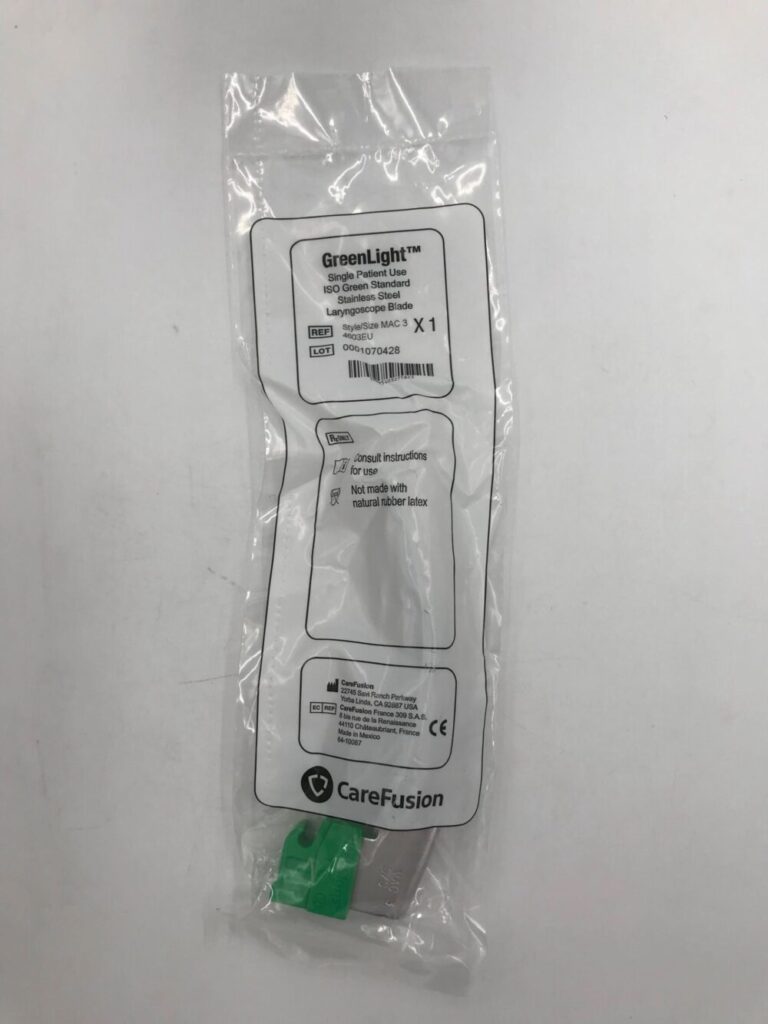 CAREFUSION 4603EU ISO Green Standard Stainless Steel Laryngoscope Blade ...