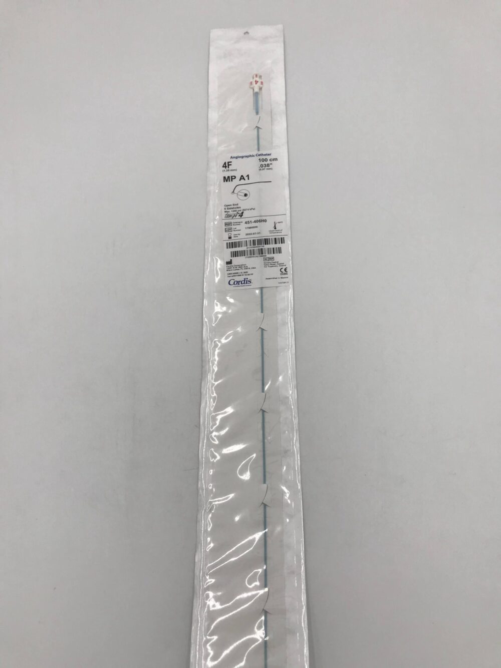 CORDIS 451-406H0 Tempo4 Angiographic Catheter MP A1 4F (X) - GB TECH USA