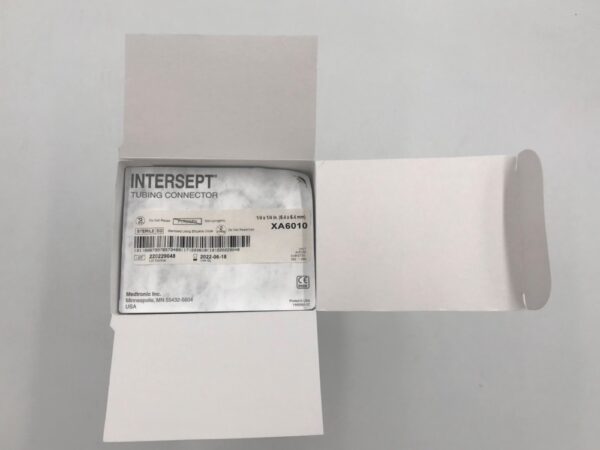 MEDTRONIC XA6010 Intersept Straight Connector w/o Luer Lock 1/4 x 1/4in ...