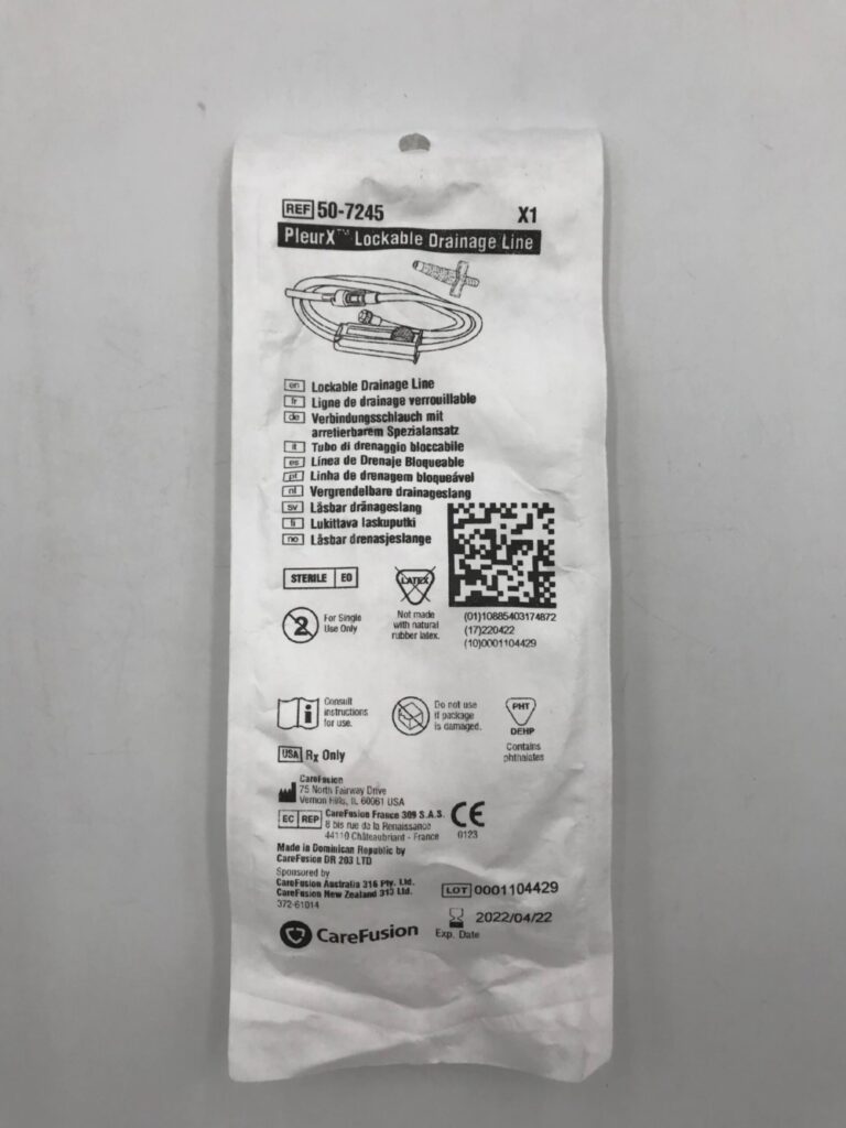 CareFusion 50-7245 PleurX Lockable Drainage Line (X) – GB TECH USA