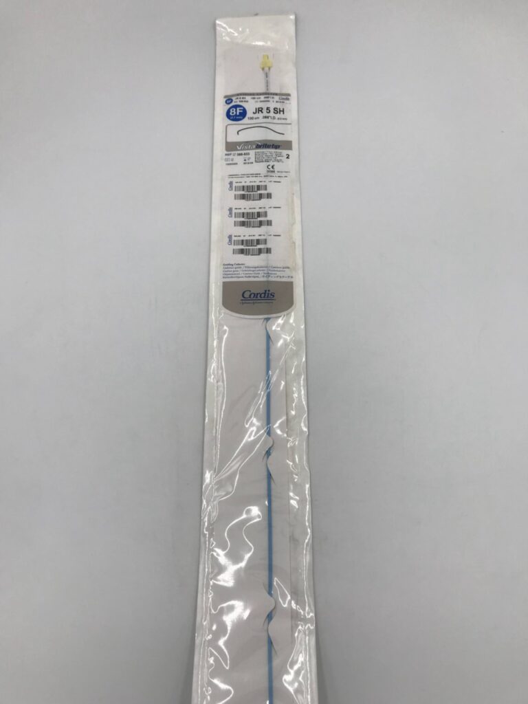 CORDIS 588-833 VistaBriteTip Guiding Catheter JR 5 SH 8F 100cm (X) - GB ...