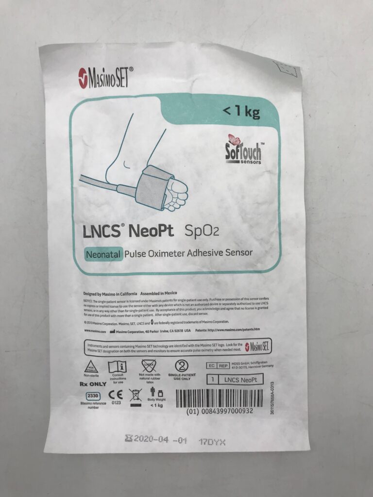 MASIMO 2330 LNCS NeoPt SpO2 Neonatal Pulse Oximeter Adhesive Sensor (X ...