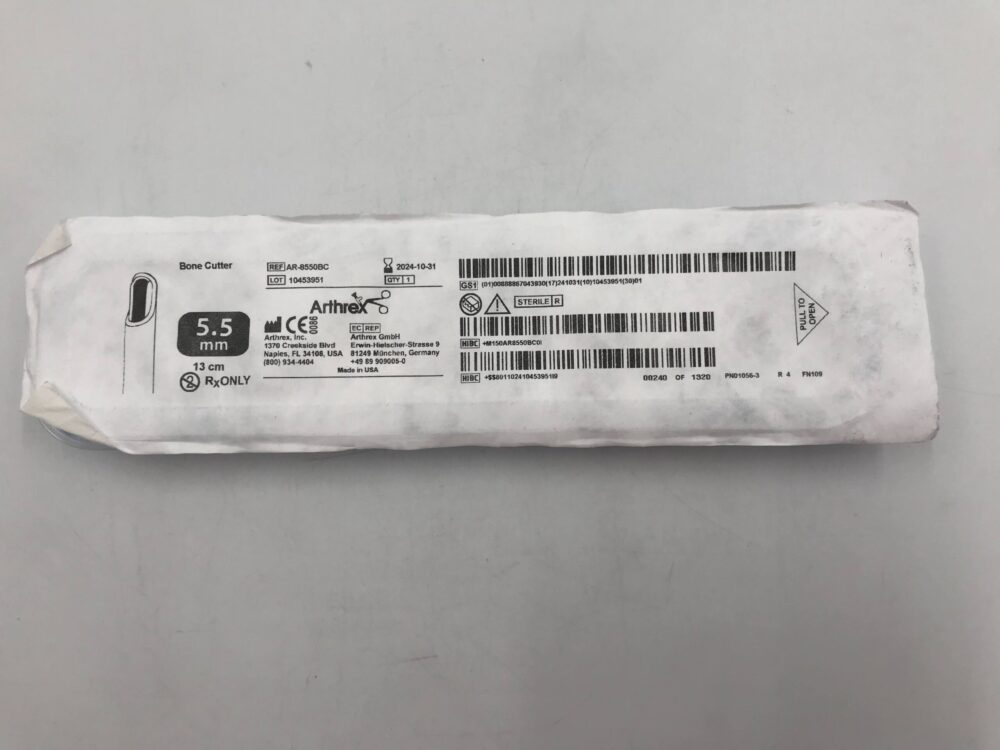 Arthrex AR-8550BC Bone Cutter 5.5mm 13cm - GB TECH USA