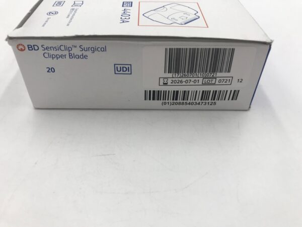 BD 4403A SensiClip Surgical Clipper Blade (20/Box) - GB TECH USA