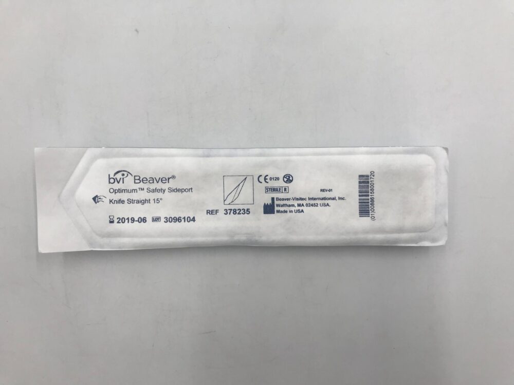 BVI 378235 Beaver Visitec Optimum Safety Sideport Knife Straight 15Deg ...