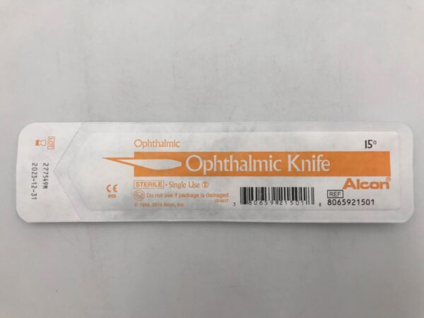 ALCON 8065921501 Ophthalmic Knife 15Deg - GB TECH USA