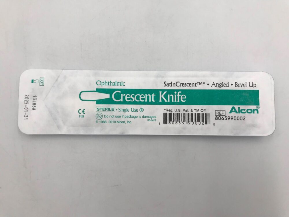 ALCON 8065990002 Ophthalmic SatinCrescent Knife Angled Bevel Up - GB ...