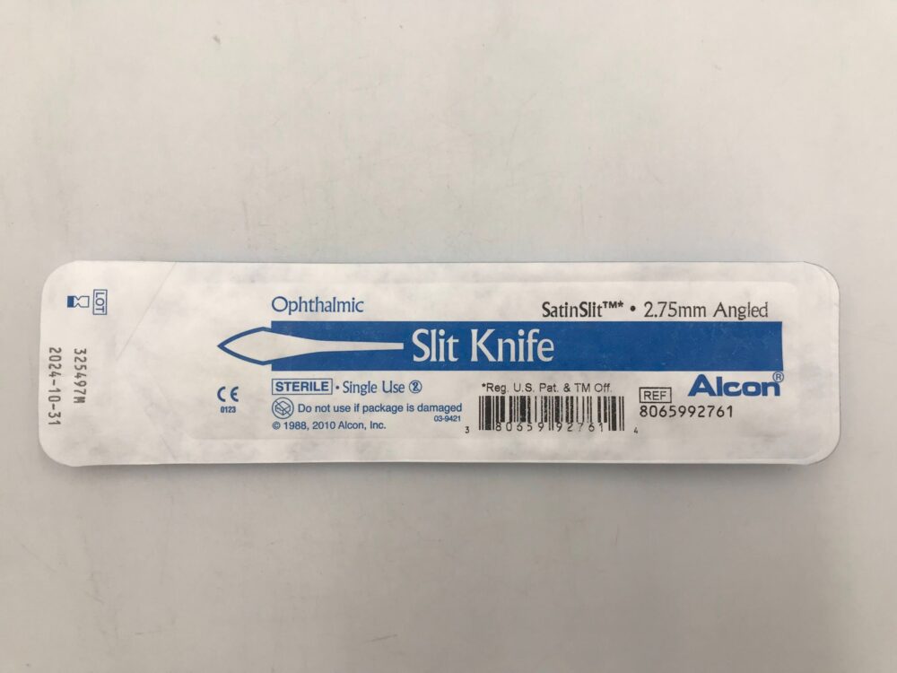 ALCON 8065992761 SatinSlit Knife 2.75mm Angled - GB TECH USA