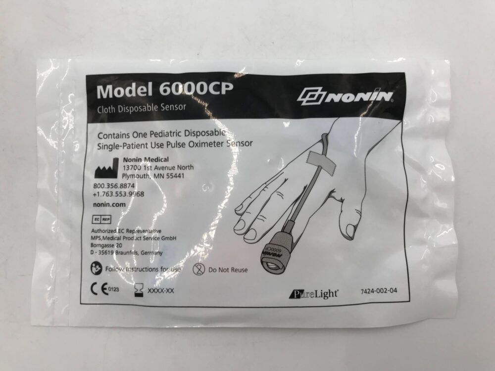 NONIN 6000CP Pediatric Cloth Disposable Pulse Oximeter Sensor (X) - GB TECH USA