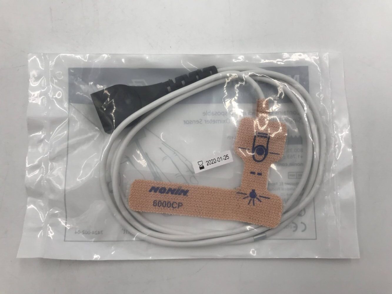 NONIN 6000CP Pediatric Cloth Disposable Pulse Oximeter Sensor (X) – GB ...