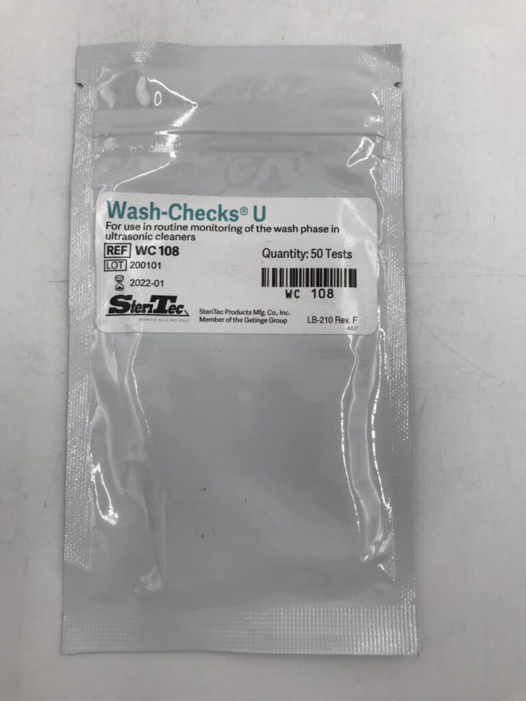 SteriTec WC108 Wash-Checks U (50/PKG) (X) - GB TECH USA