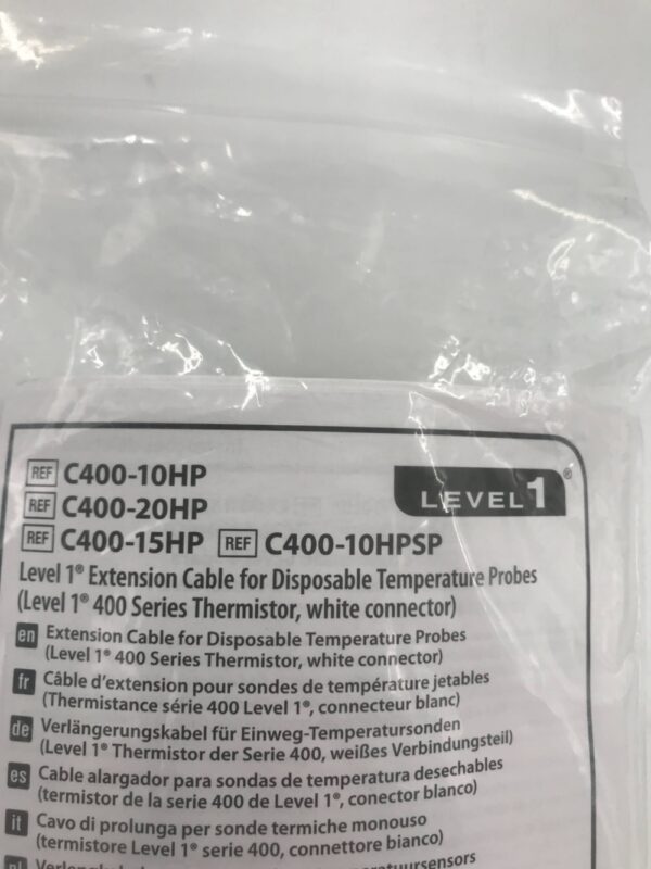 Smiths Medical C400-10HP Level 1 Extension Cable for Disposable ...