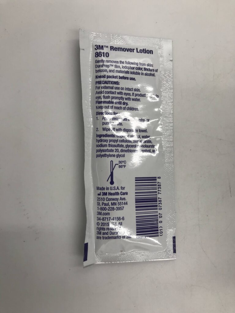 3M 8610 Remover Lotion (20/Box) (X) - GB TECH USA