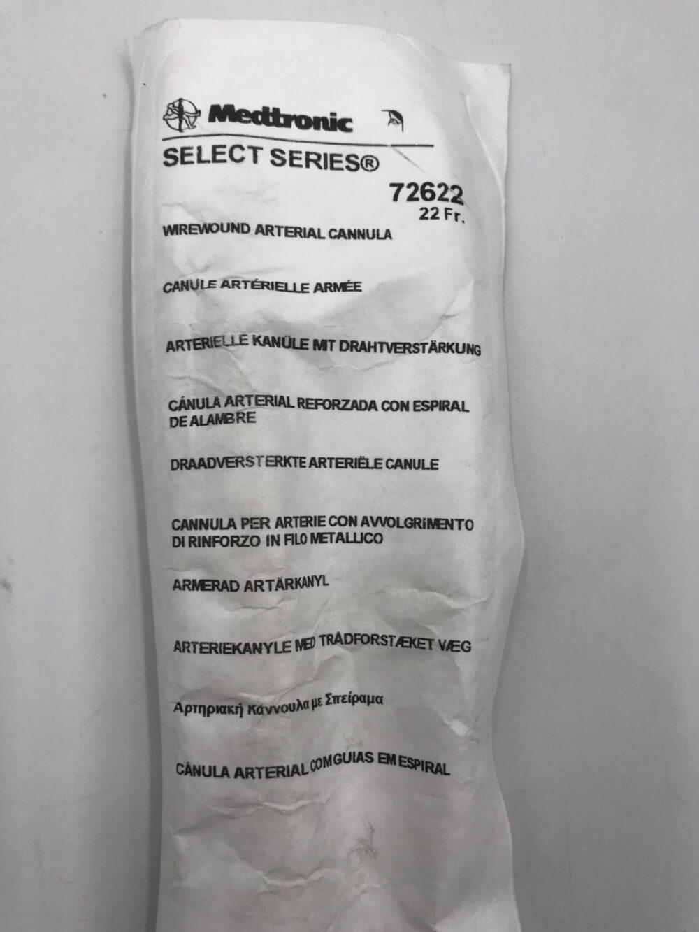 Medtronic 72622 Select Series Wirewound Arterial Cannula 22Fr. (X) - GB ...