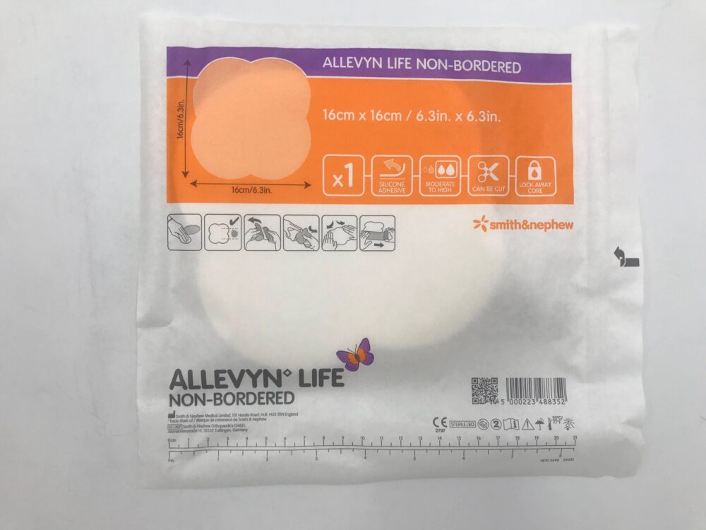 SMITH & NEPHEW 66801749 Allevyn Life Non-Bordered Silicone ...