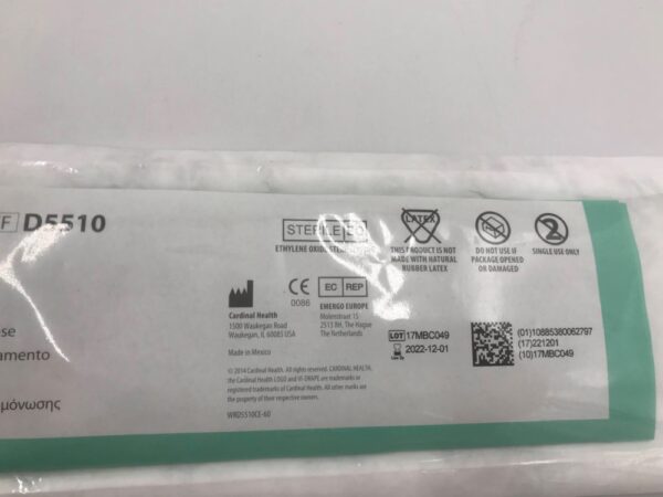Cardinal Health D5510 Vi-Drape Isolation Bag 18in x 18in (X) - GB TECH USA