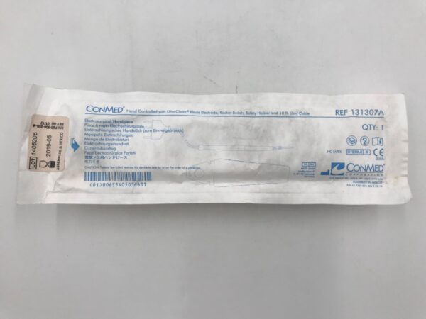 CONMED 131307A Electrosurgical Handpiece, Hand Controlled w/ UltraClean ...
