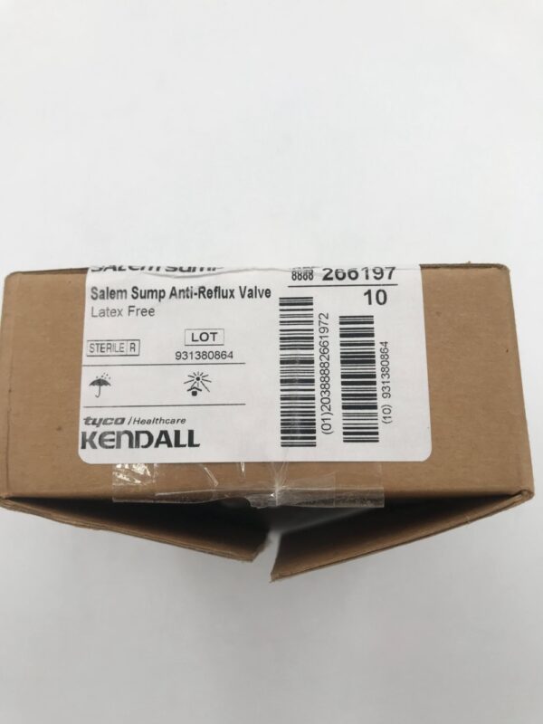 Tyco 266197 Kendall Salem Sump Anti-Reflux Valve Latex Free (10/Case ...