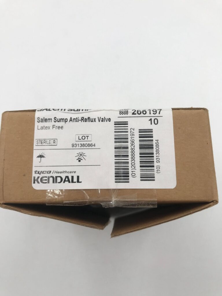 Tyco 266197 Kendall Salem Sump Anti-Reflux Valve Latex Free (10/Case ...