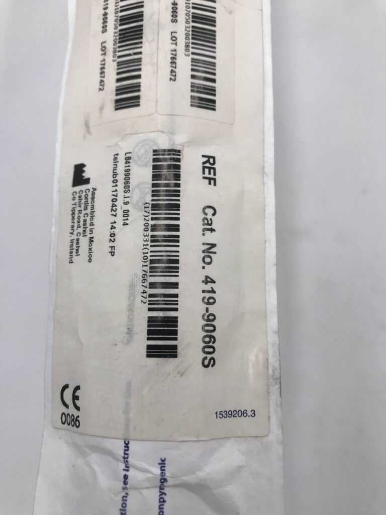 Cordis 419-9060S OPTA Pro Dilatation Catheter 6F x 80cm x 9mm (X) - GB ...