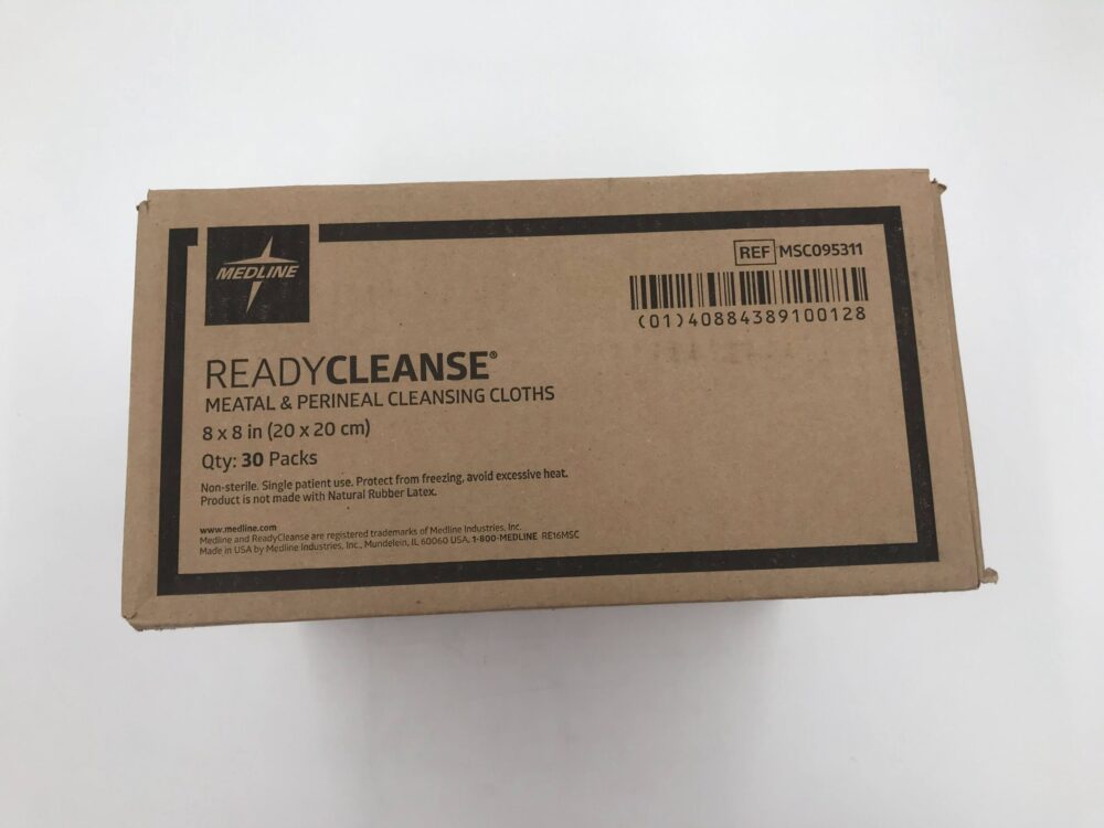 Medline MSC095311 Ready Cleanse Meatal & Perineal Cleansing Cloths 8 x ...