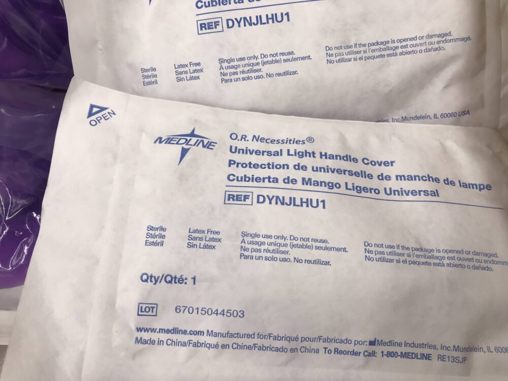 Medline DYNJLHU1 O.R. Necessities Universal Light Handle Cover (64/Case ...