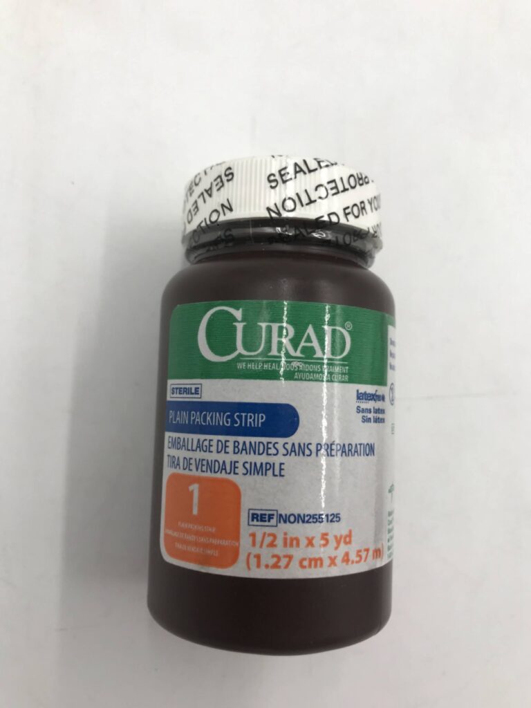 Medline NON255125 Curad Plain Packing Strip 1/2in x 5yd - GB TECH USA