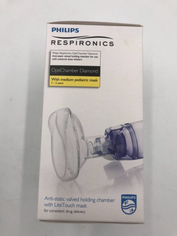 Respironics 1079826 OptiChamber Diamond Anti-Static Valved Holding ...